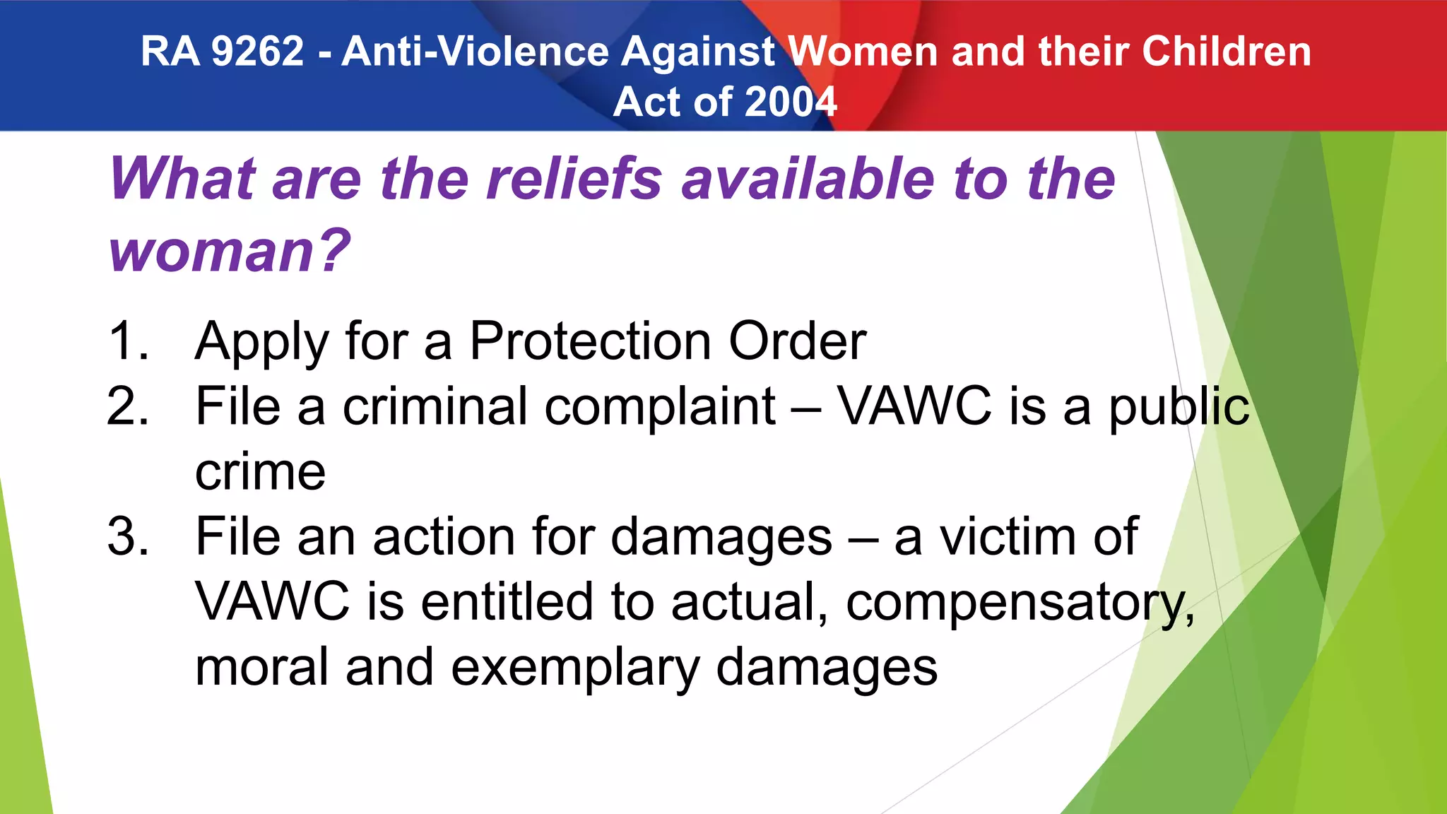 Republic act 9262 LECTURE.ppt