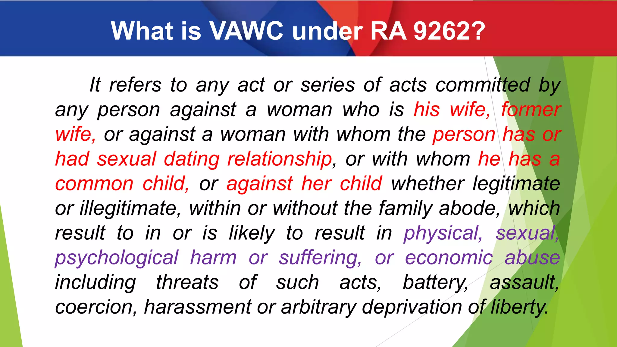 Republic act 9262 LECTURE.ppt