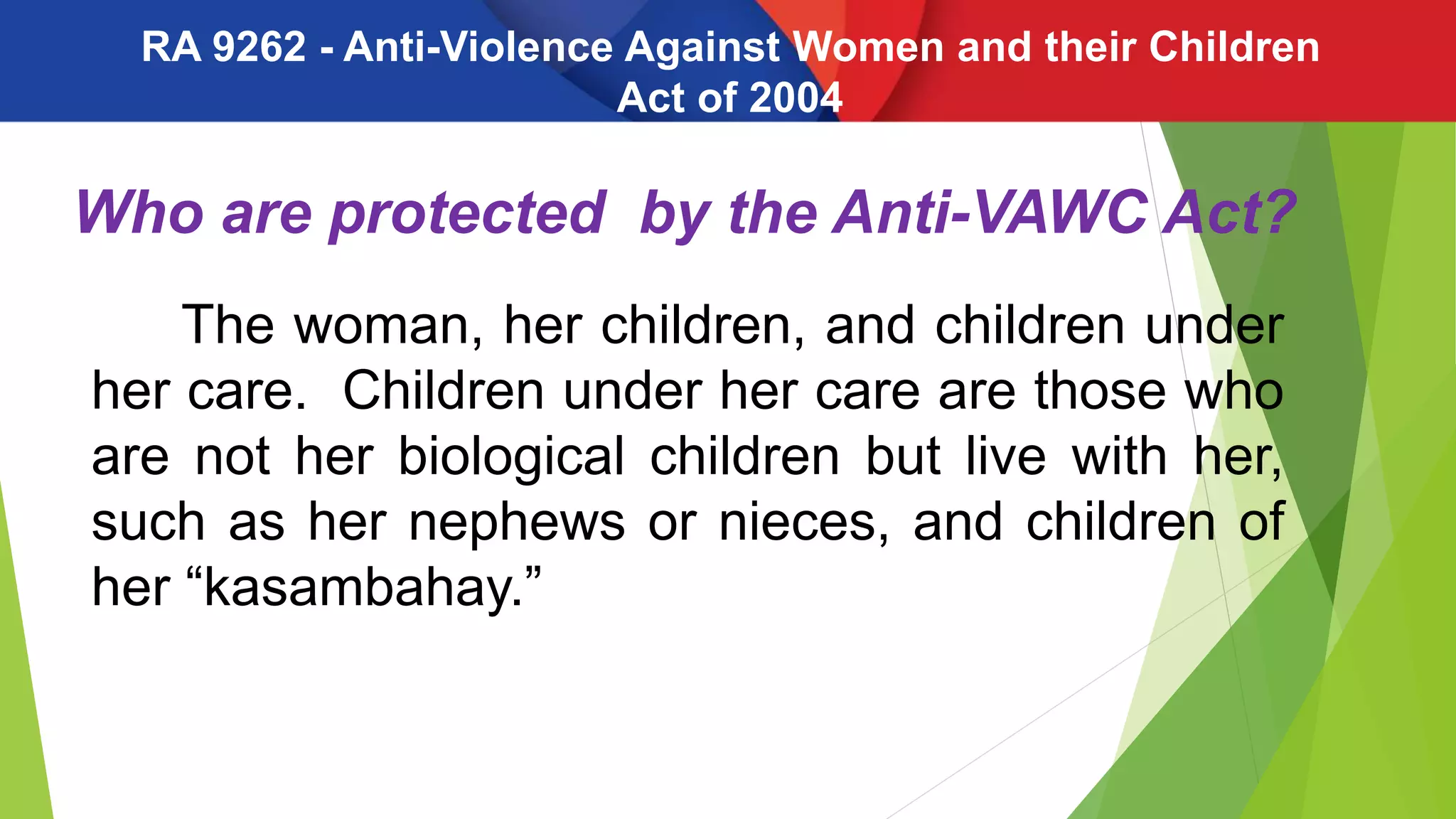 Republic act 9262 LECTURE.ppt