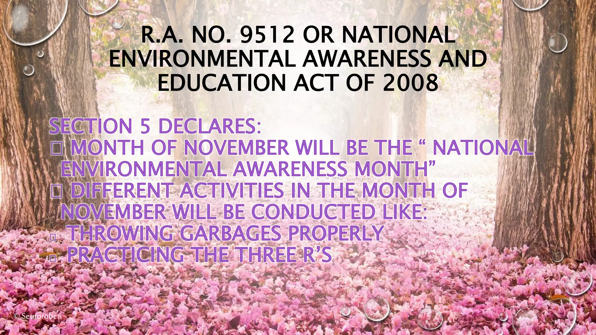 Philippine Republic Act No. 9512 | PPTX