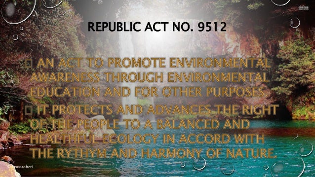 Philippine Republic Act No. 9512