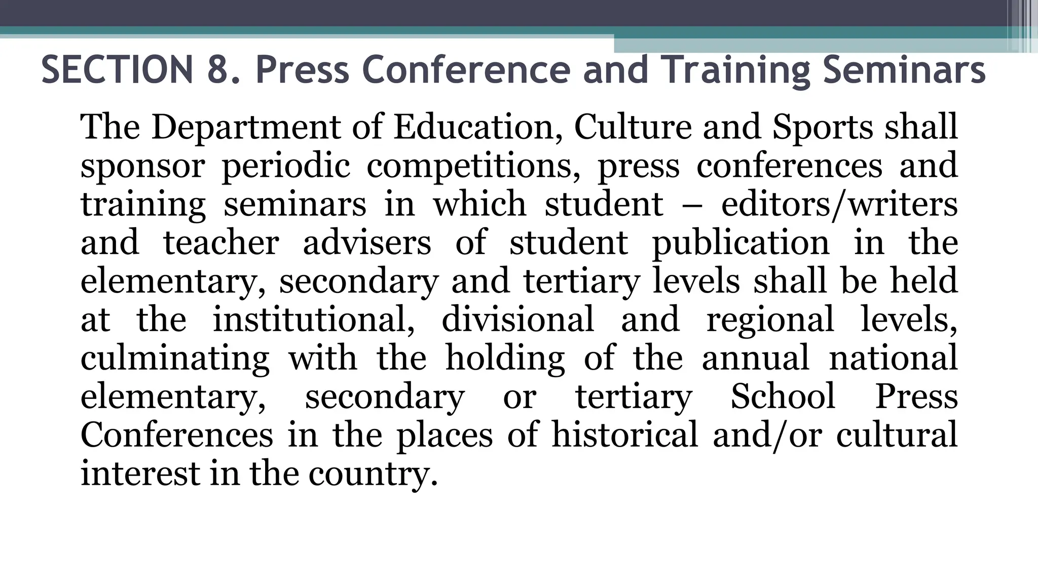 REPUBLIC ACT NO. 7079 - An act providing for the development and ...