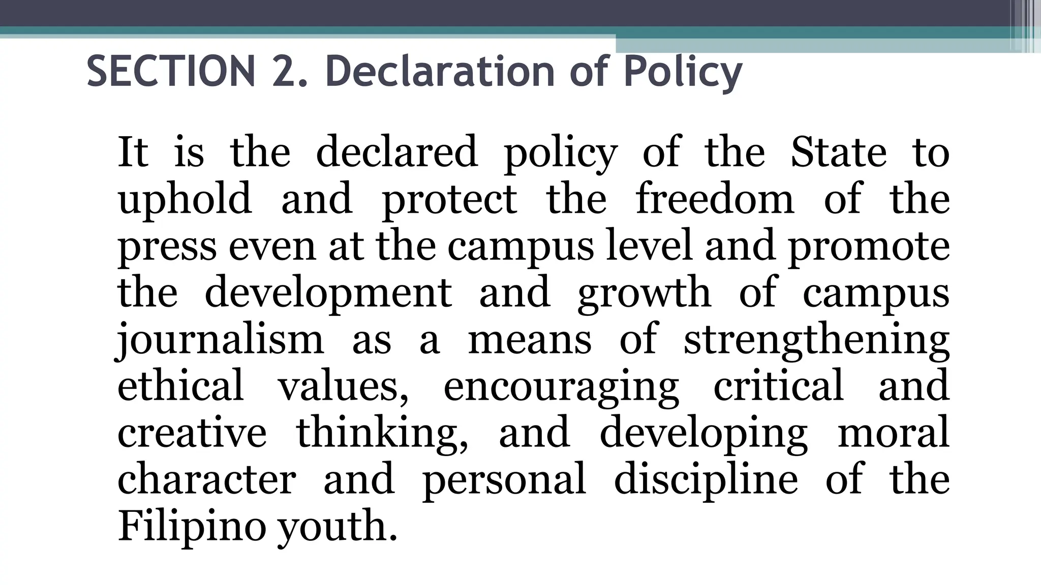 REPUBLIC ACT NO. 7079 - An act providing for the development and ...