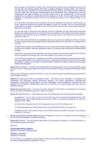 Republic Act Number 11223 Universal Health Care | PDF