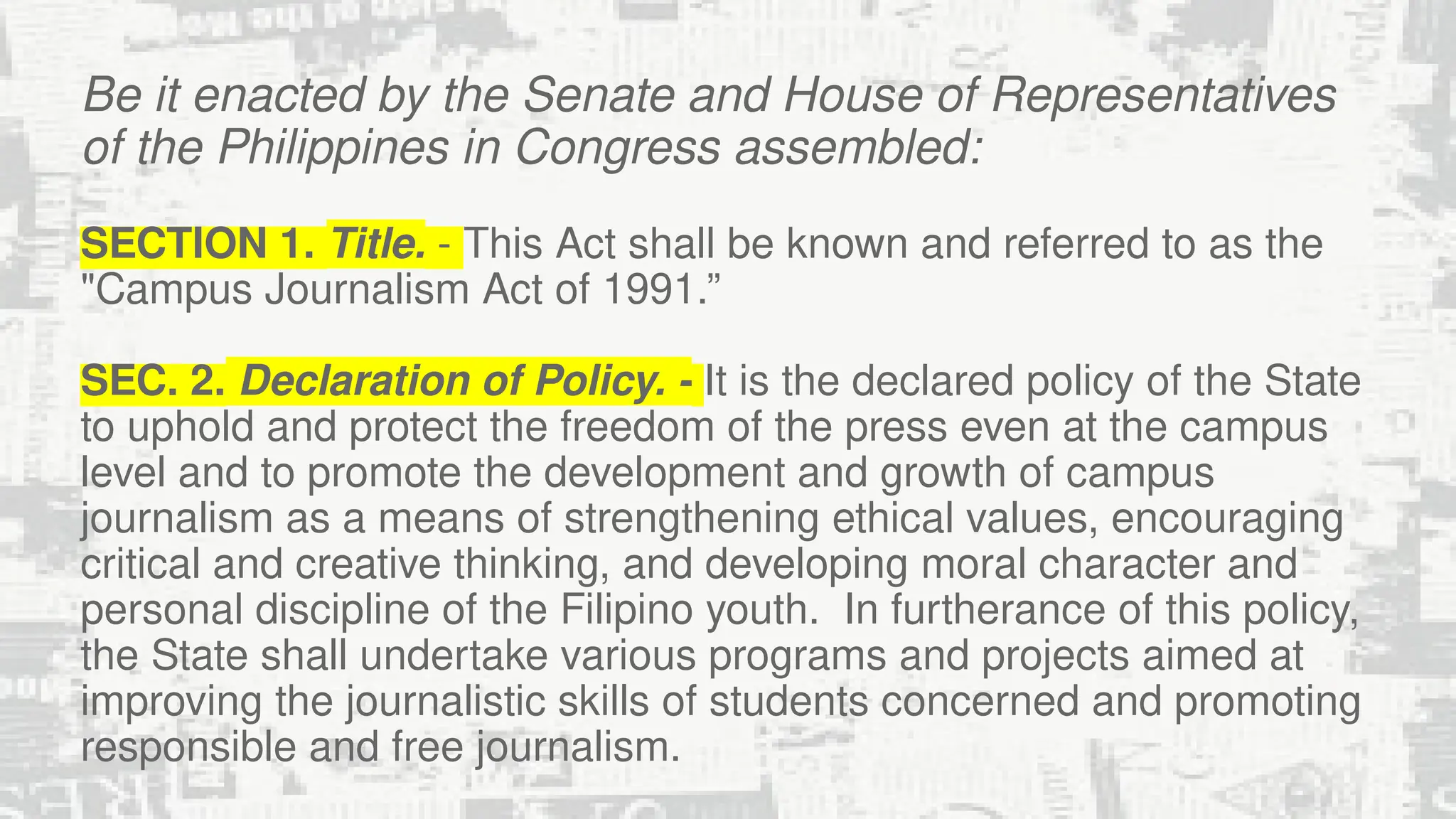 REPUBLIC ACT NO. 7079 - CAMPUS JOURNALISM.pptx