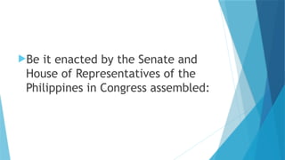 Republic Act No. powerpoint Presentation | PPTX