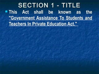 Republic act no. 6728 | PPT
