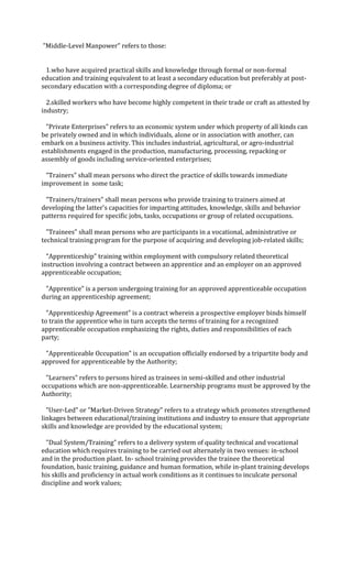 Republic act no.7796 tesda law | DOCX