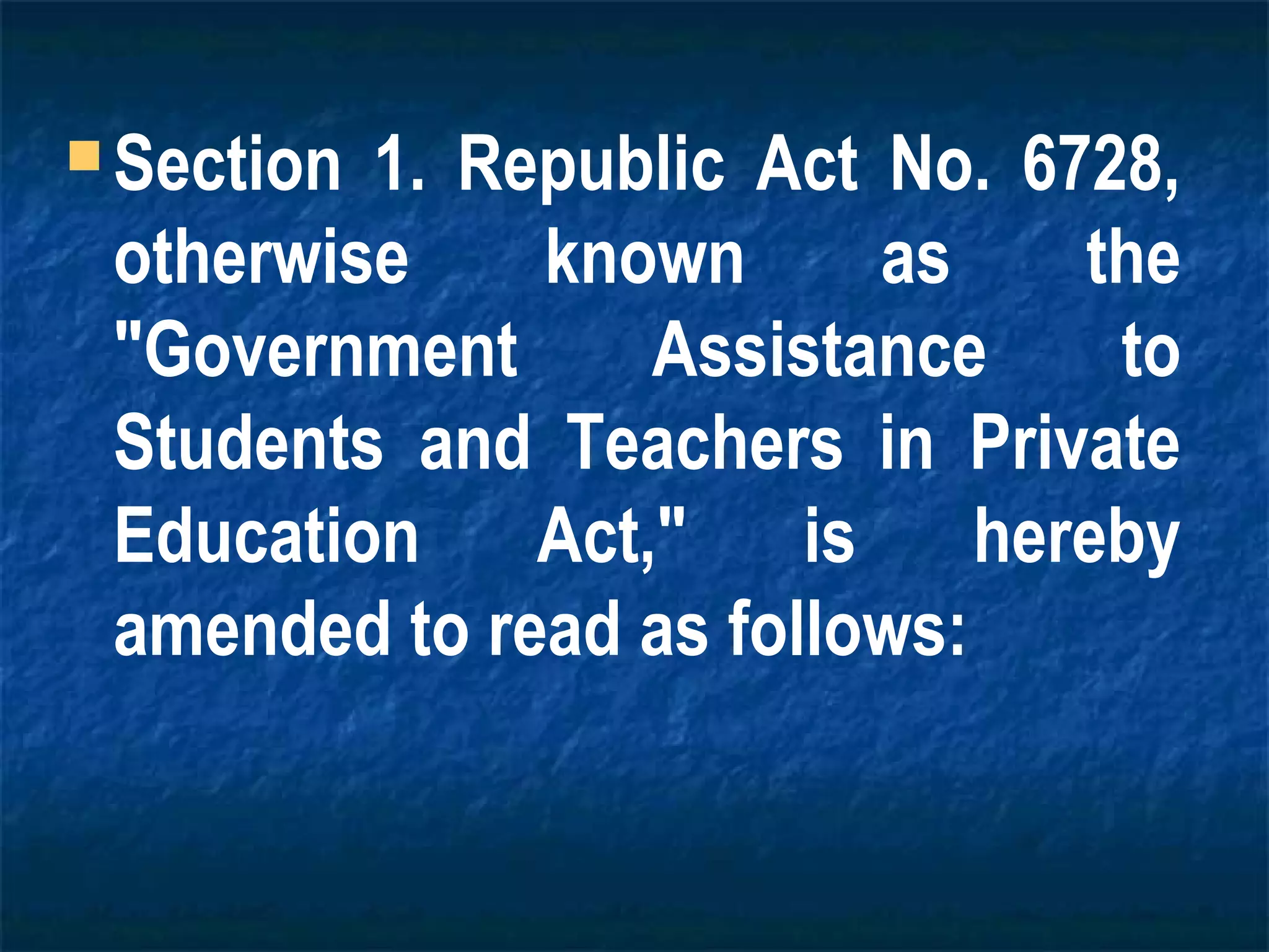 Republic act no. 8545 | PPT