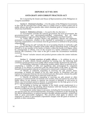 Republic act no_3019 | PDF