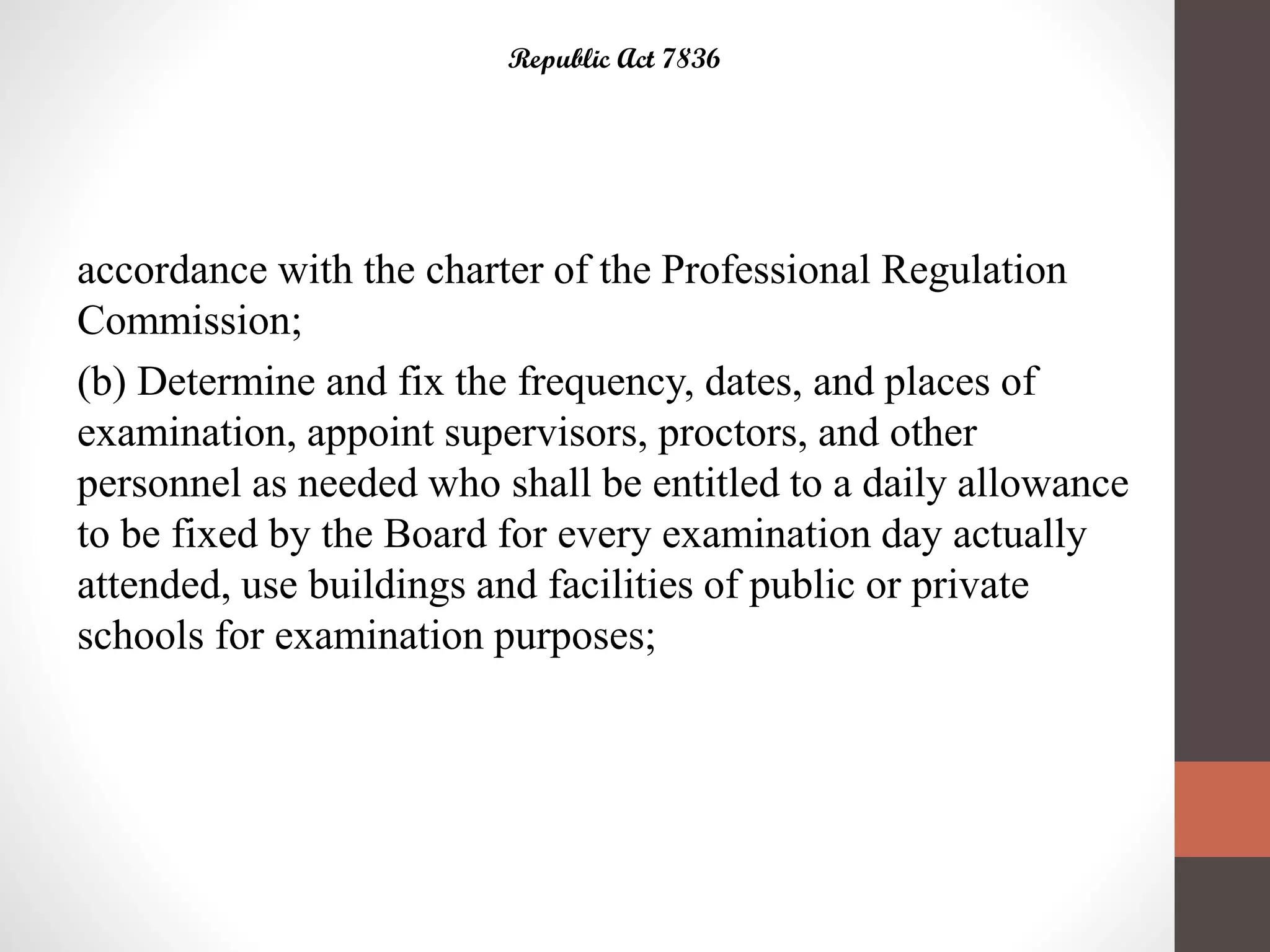 Republic Act No. 7836 | PPTX