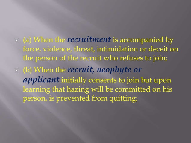 Republic act no 8049 final report | PPT