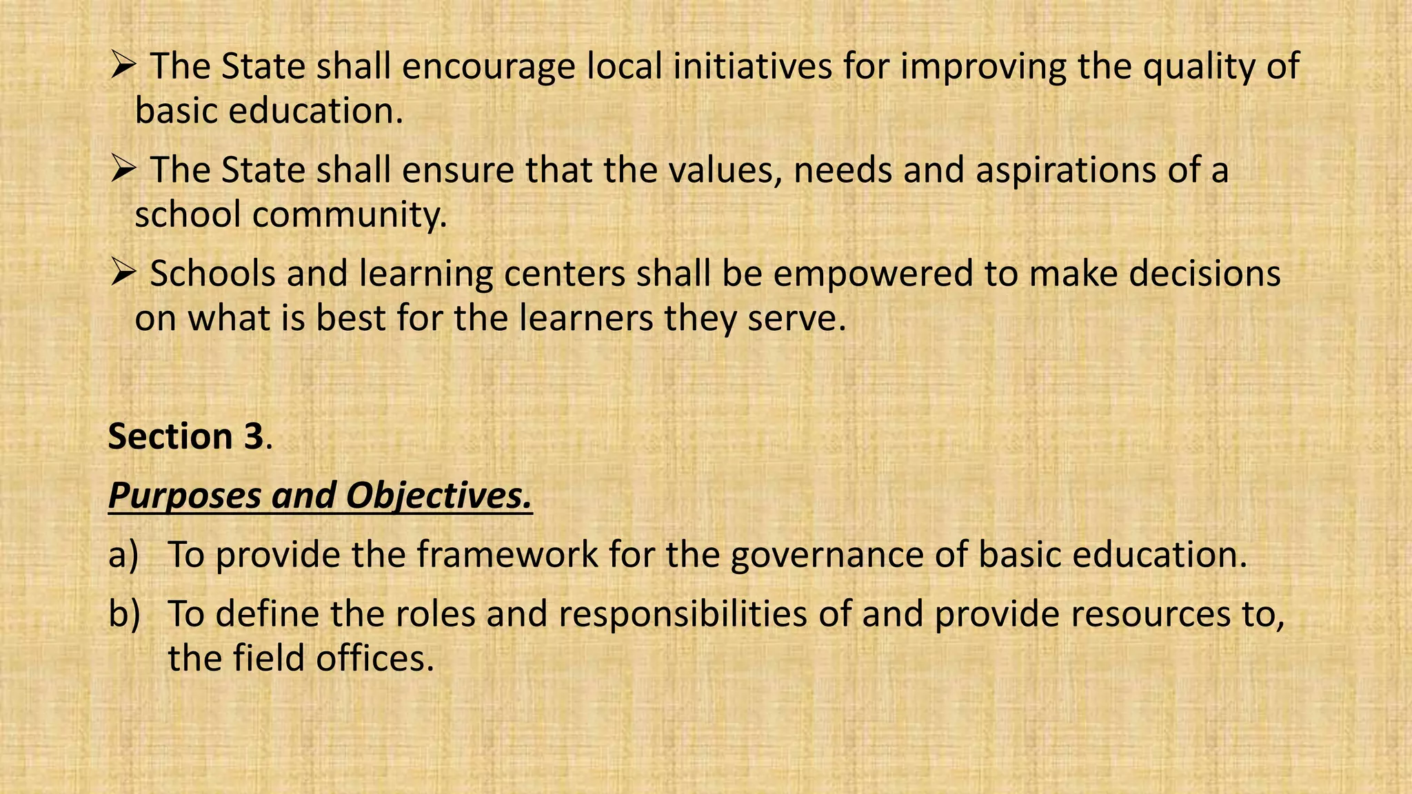 Republic Act No. 9155 | PPTX