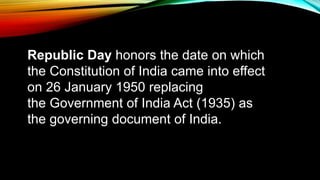 Republic day | PPTX