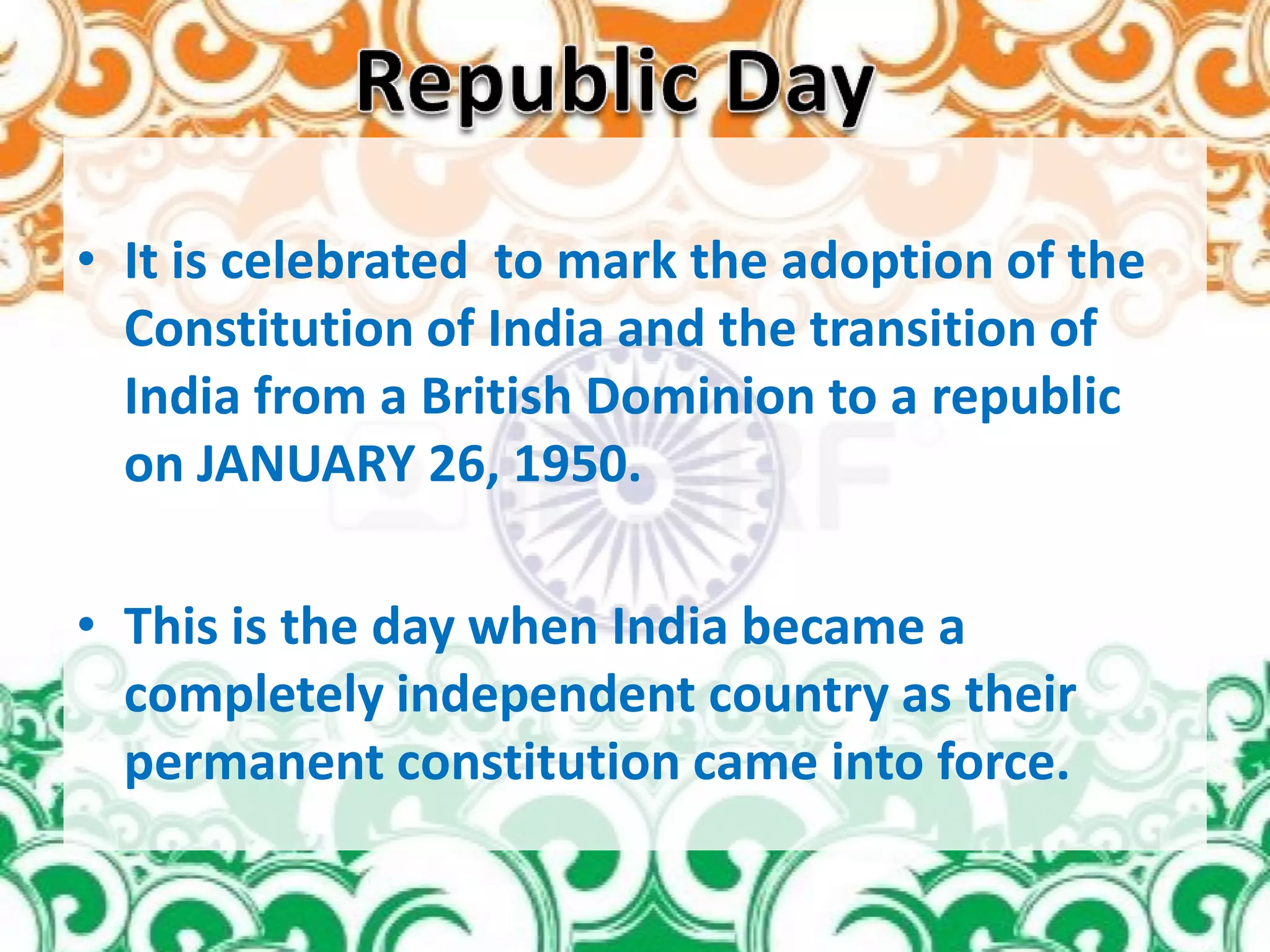 Republic day 2014 | PPTX