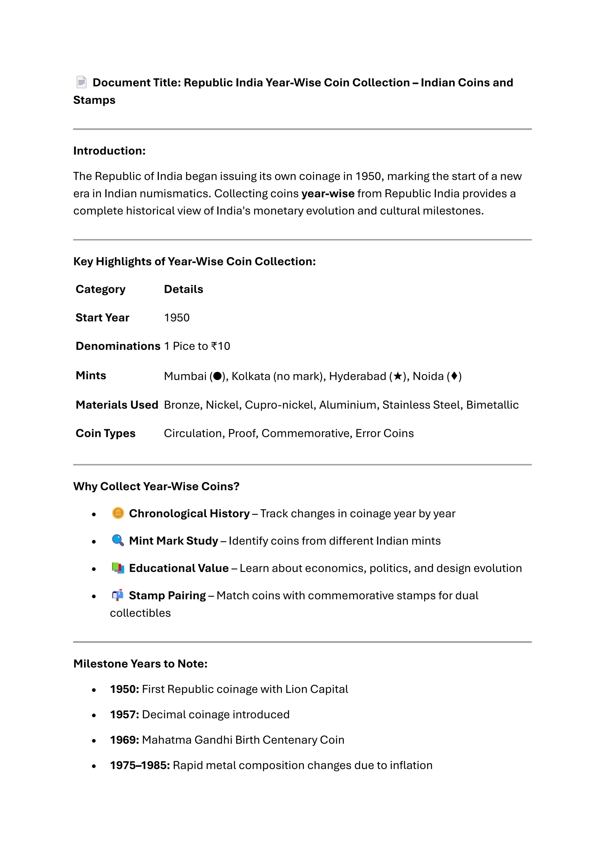 Republic india year wise coin collection.pdf