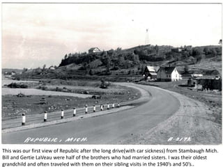 Republic Michigan: The Town That Almost Disappeared | PPTX