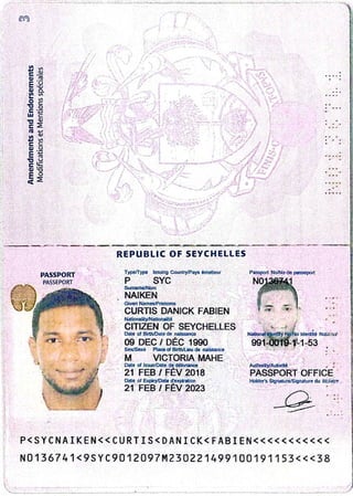 Republic of Seychelles Passports | PDF