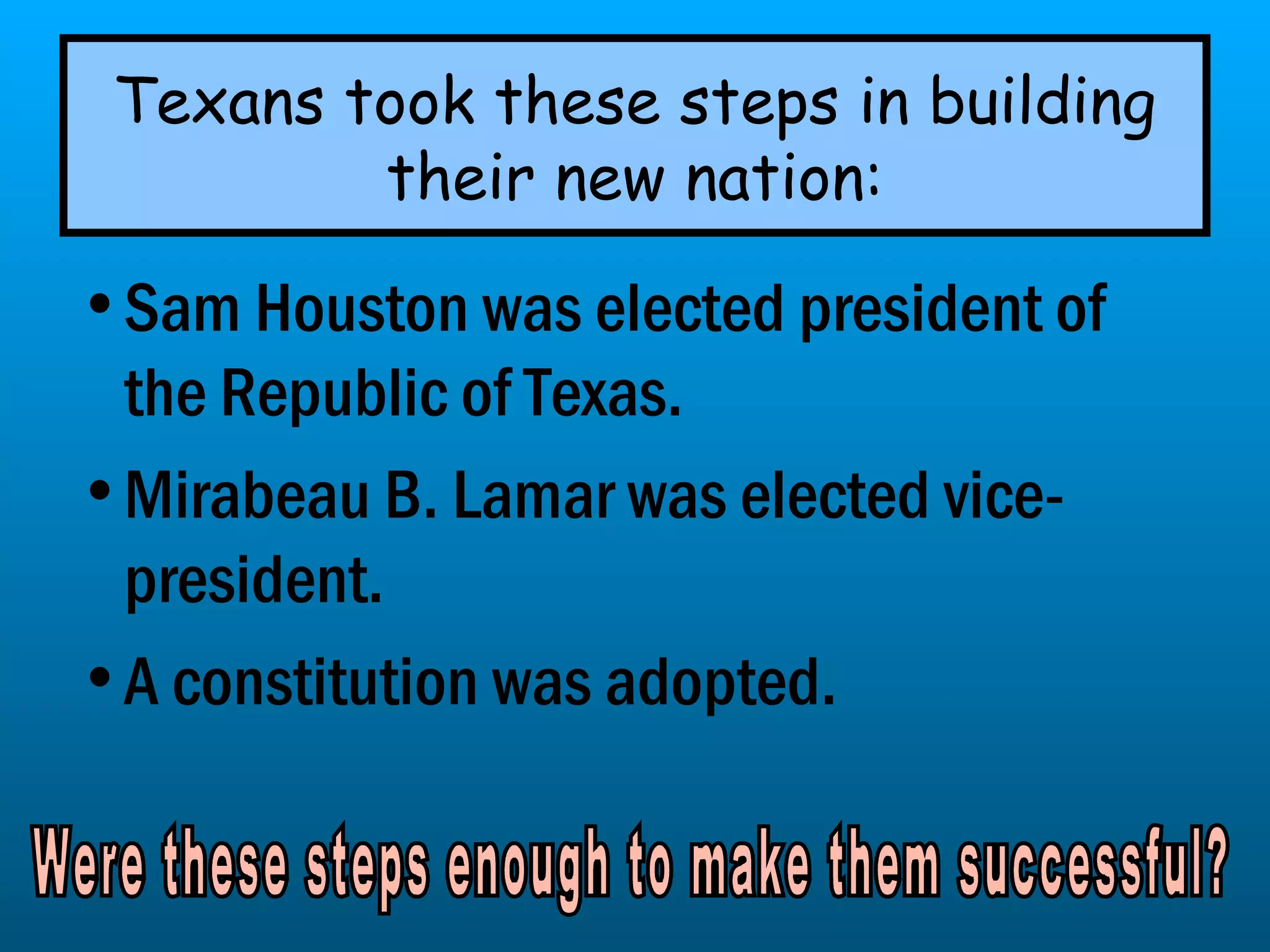 Republic of texas | PPT
