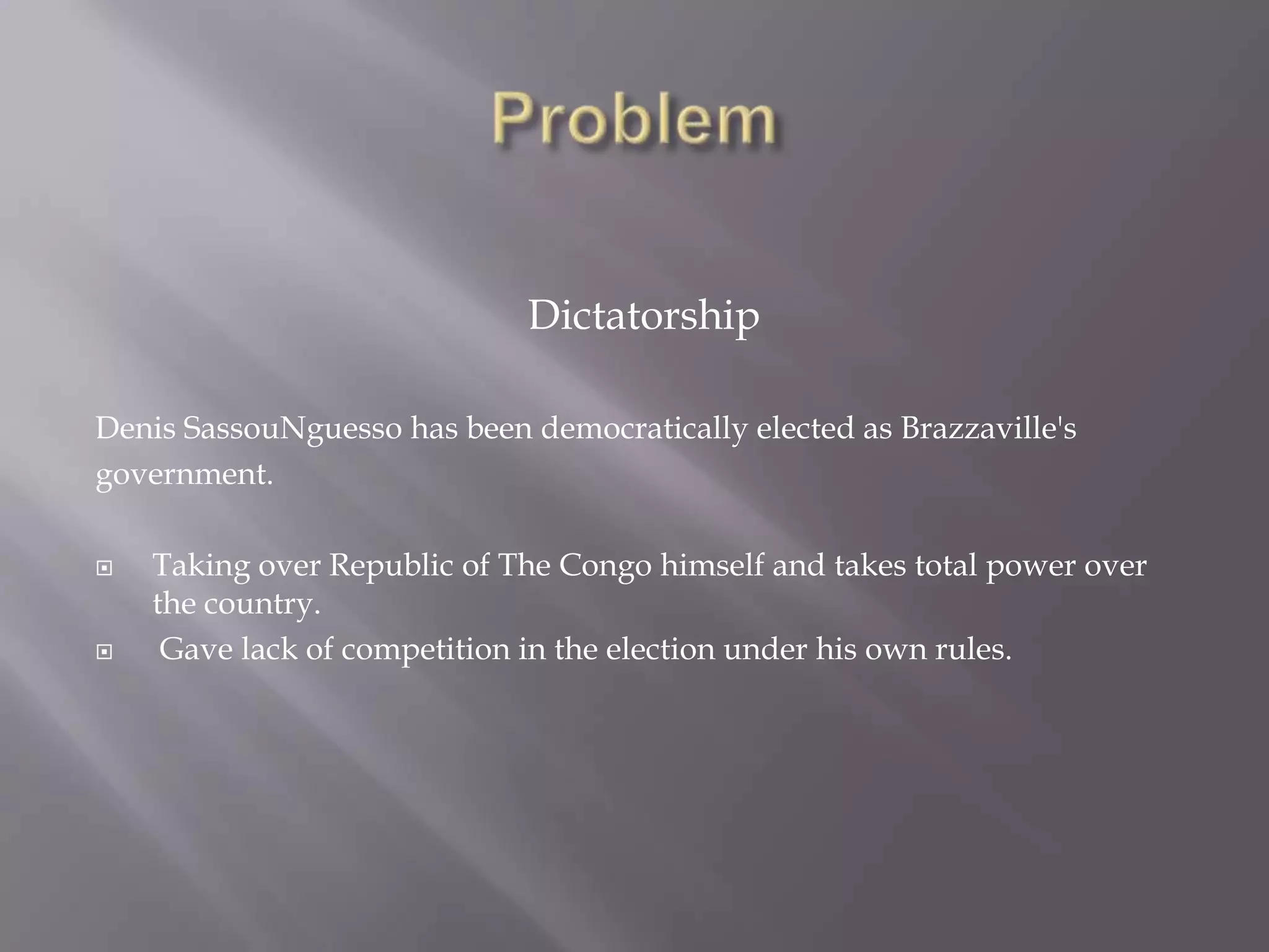 Republic of the congo project | PPTX