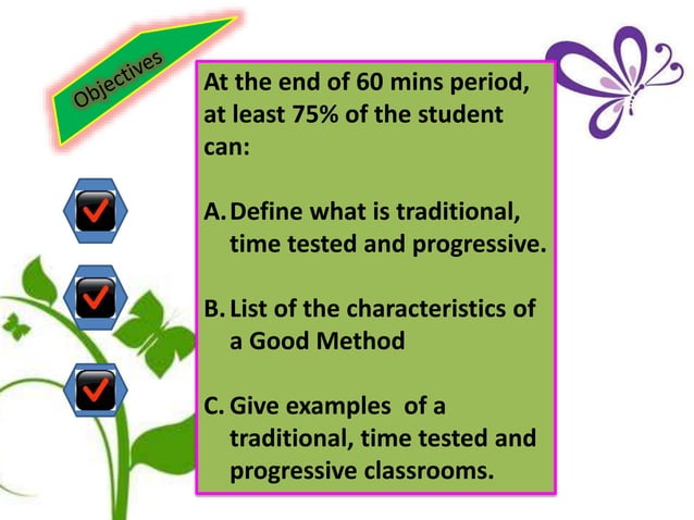 Module 4: Teaching Methodologies Lesson 1: Classification of a Teaching ...