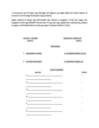 Republic of the Philippines.docx kasuratan ti panag-asawa | DOCX