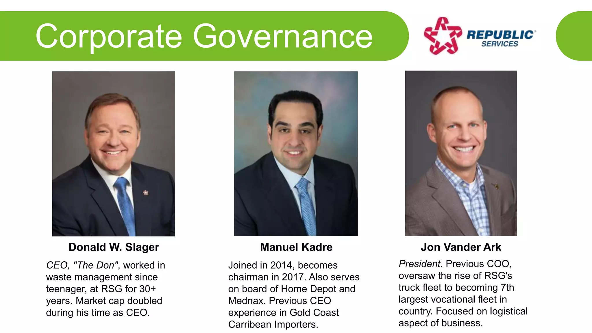 Republic services stock pitch | PPTX