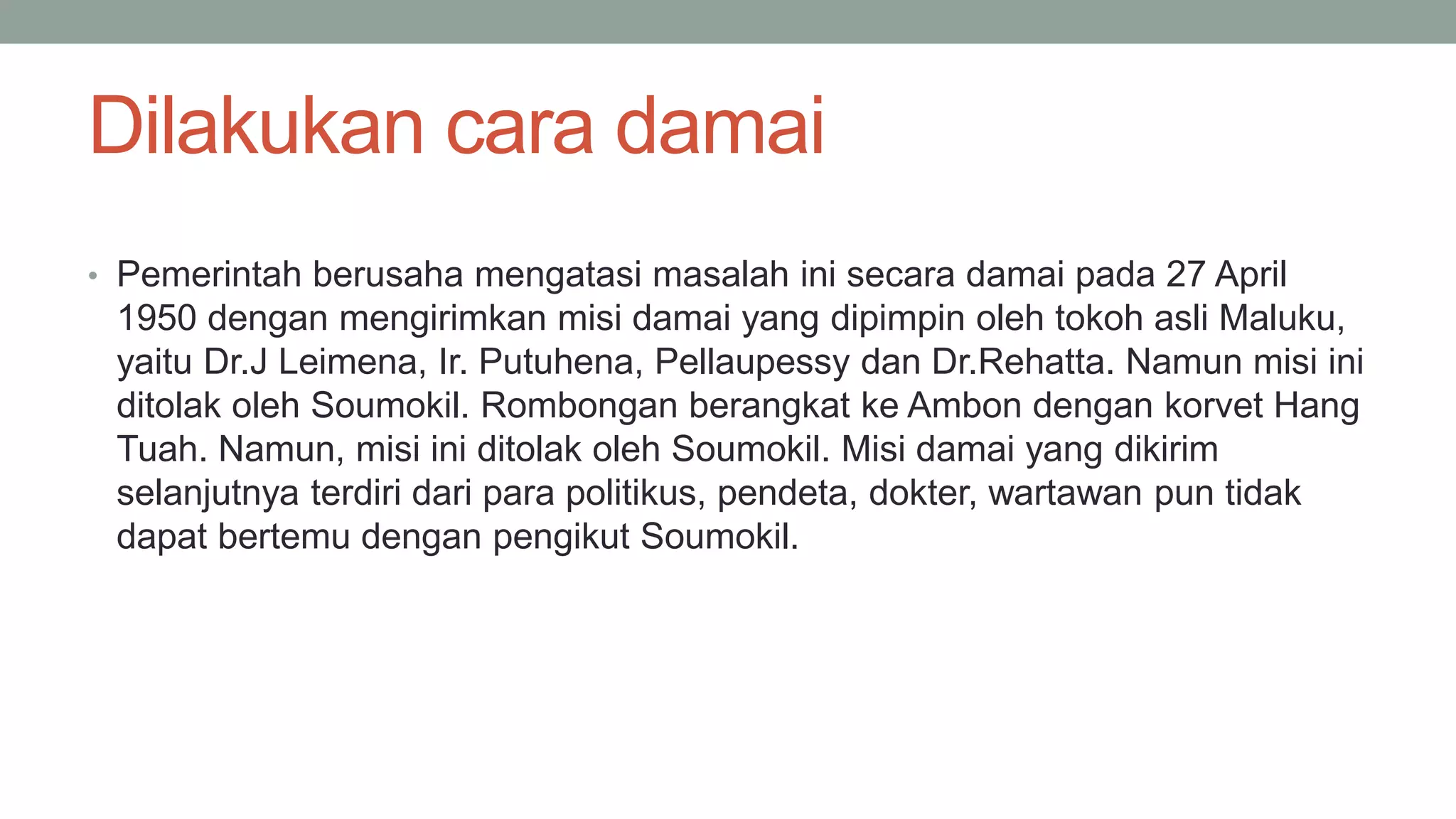 Republik maluku selatan (rms) | PPTX