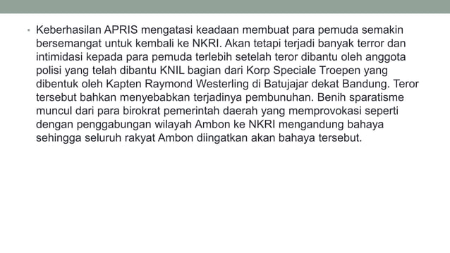 Republik maluku selatan (rms) | PPTX