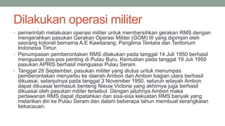 Republik maluku selatan (rms) | PPTX