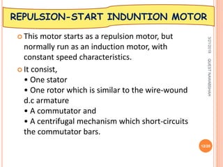 Repulsion motor | PPTX