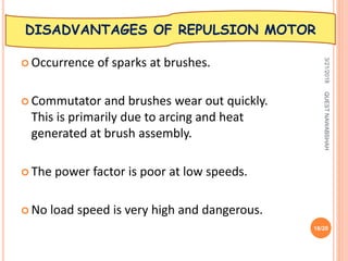 Repulsion motor | PPTX