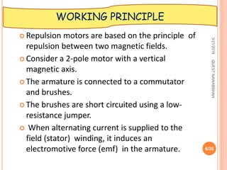 Repulsion motor | PPTX