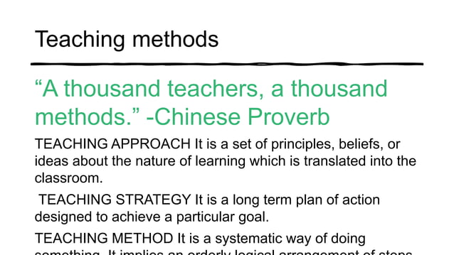 Being a teacher | PPTX