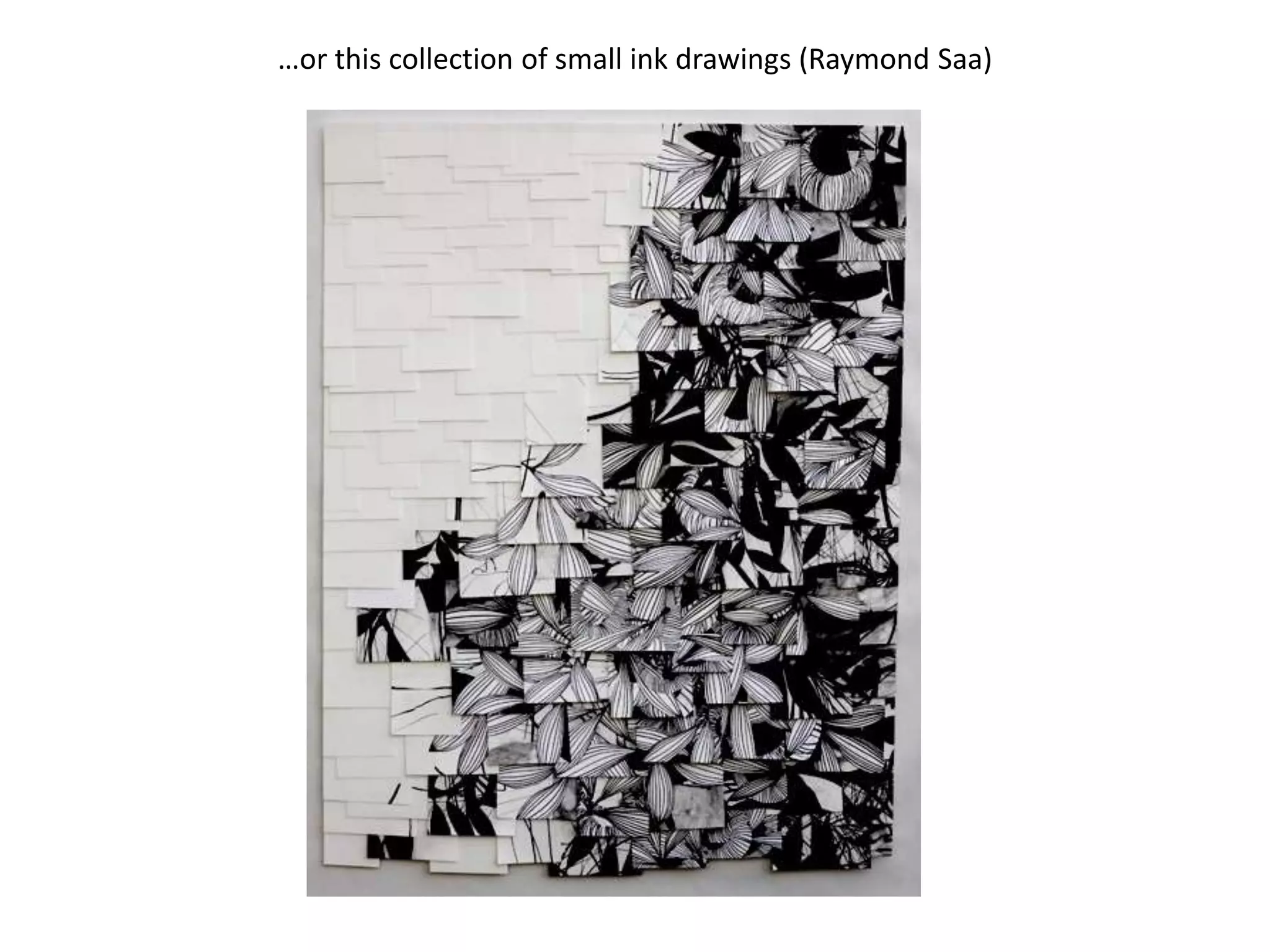 Repurposed & Collaged Drawings | PPTX