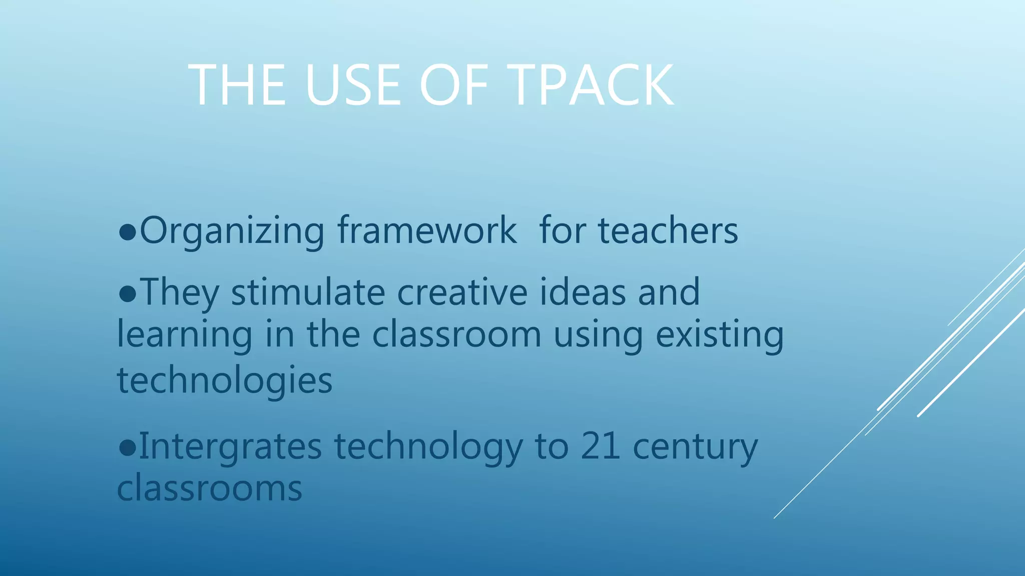 Repurposed presentation.TPACK. | PPT