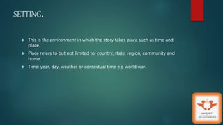 Repurposed slides short story literary techniques. | PPTX