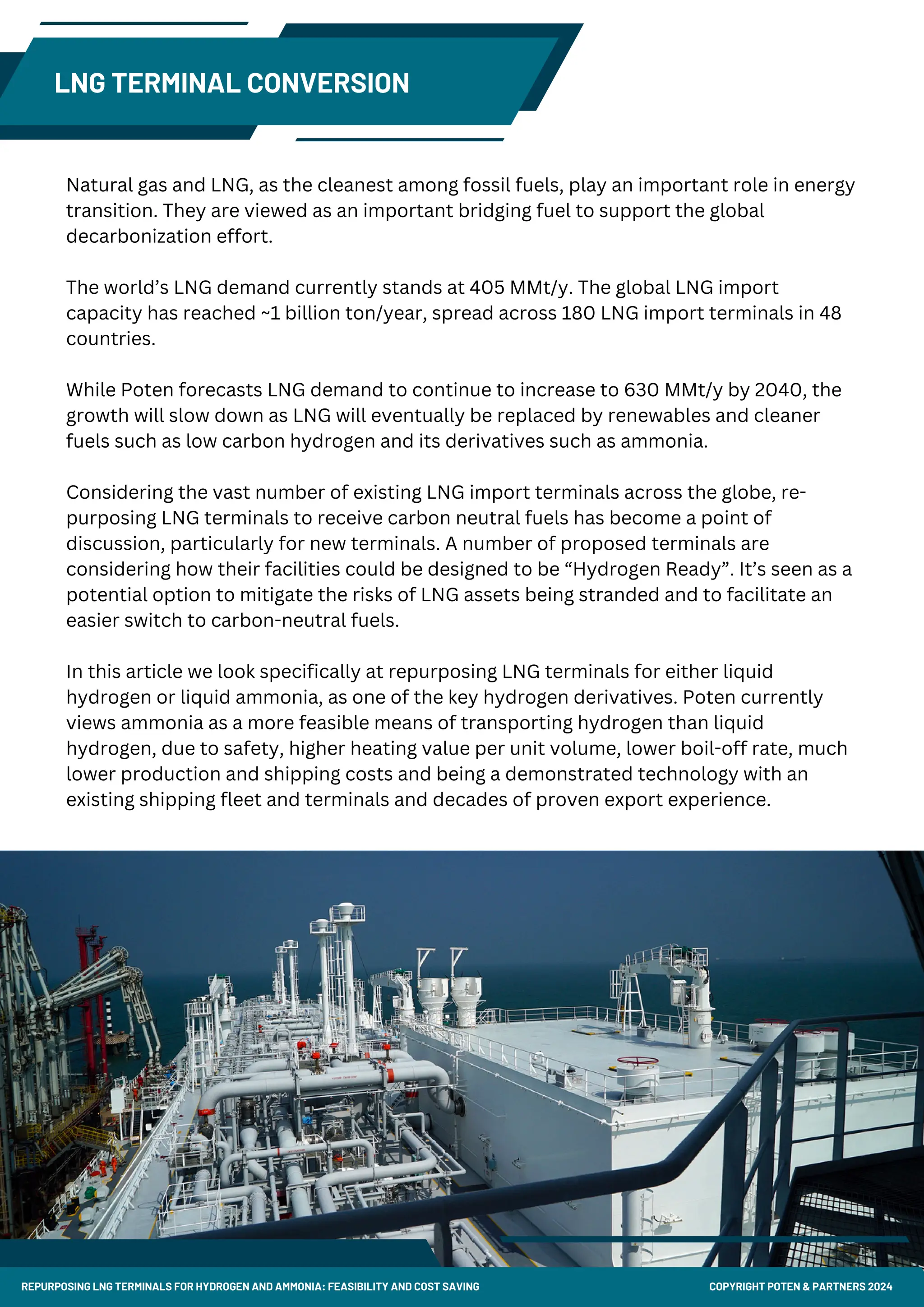 Repurposing LNG terminals for Hydrogen Ammonia: Feasibility and Cost ...