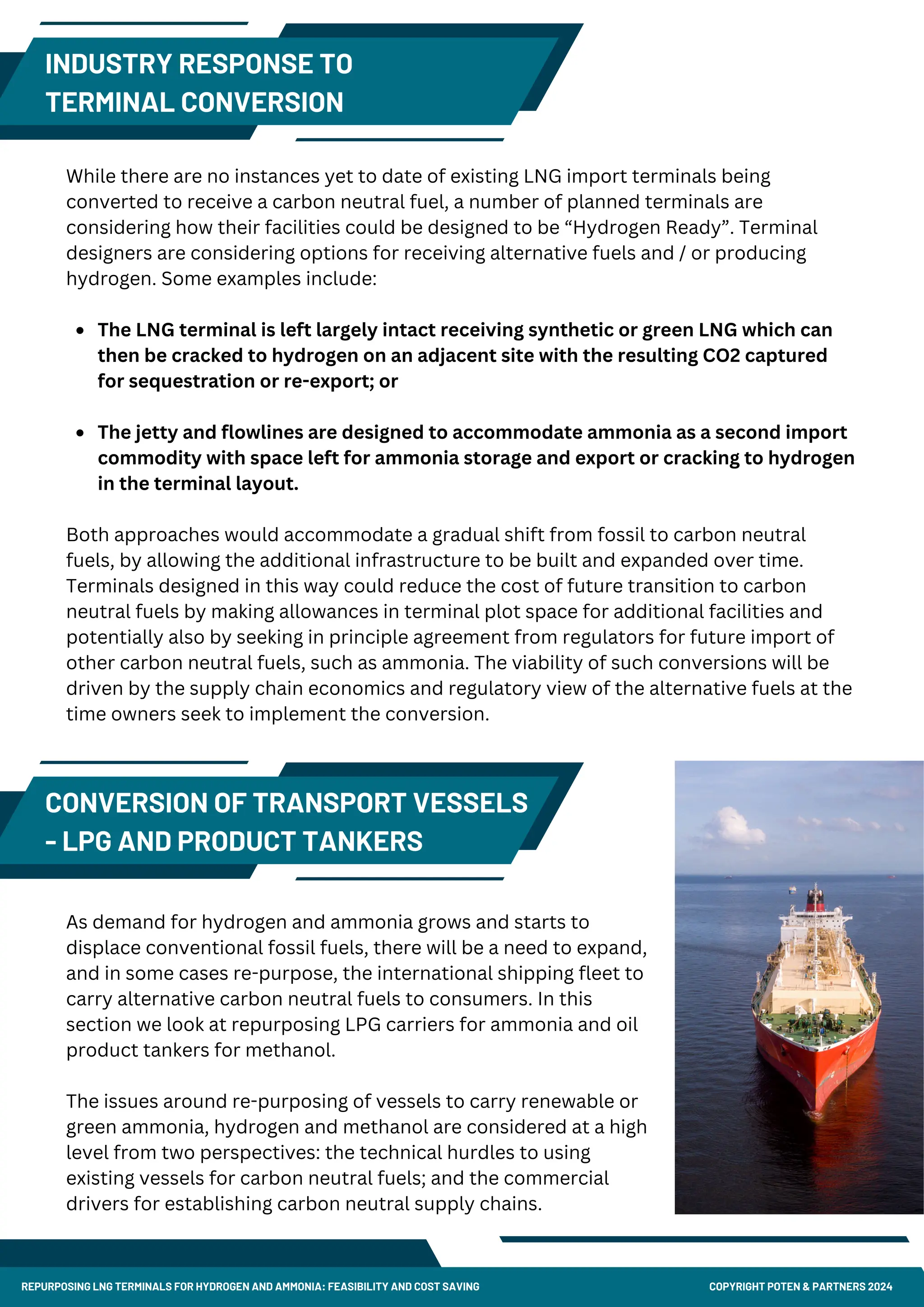 Repurposing LNG terminals for Hydrogen Ammonia: Feasibility and Cost ...