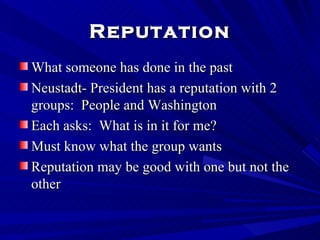 Reputation | PPT