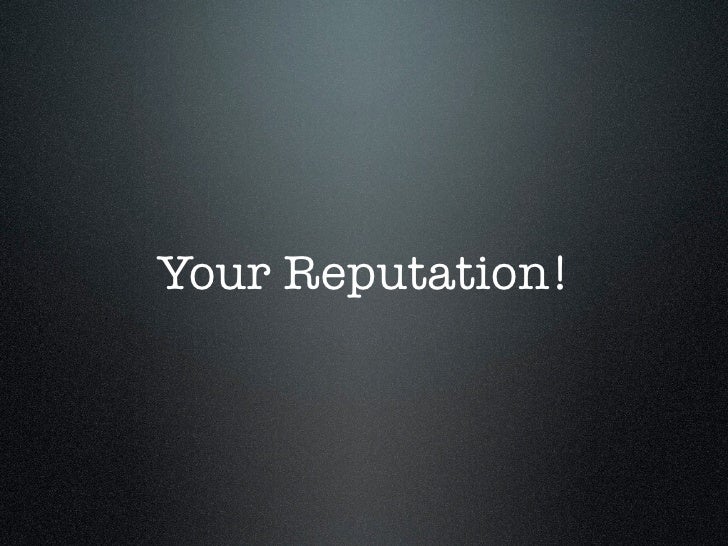 Reputation