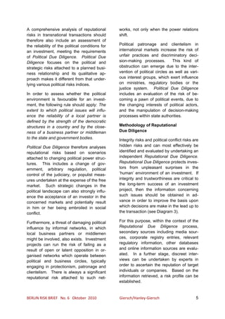 Reputational Due Diligence - The key to strategic risk management | PDF ...