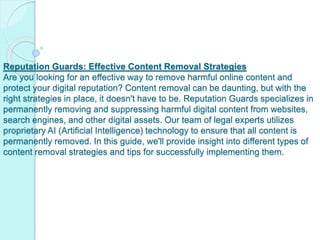 Reputation Guards | PPT