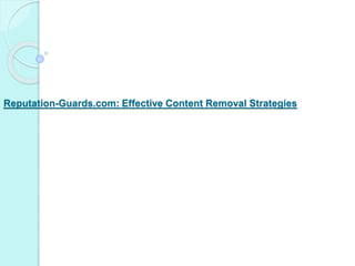 Reputation Guards | PPT