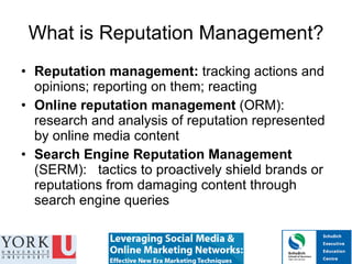 Online Reputation Management | PPT