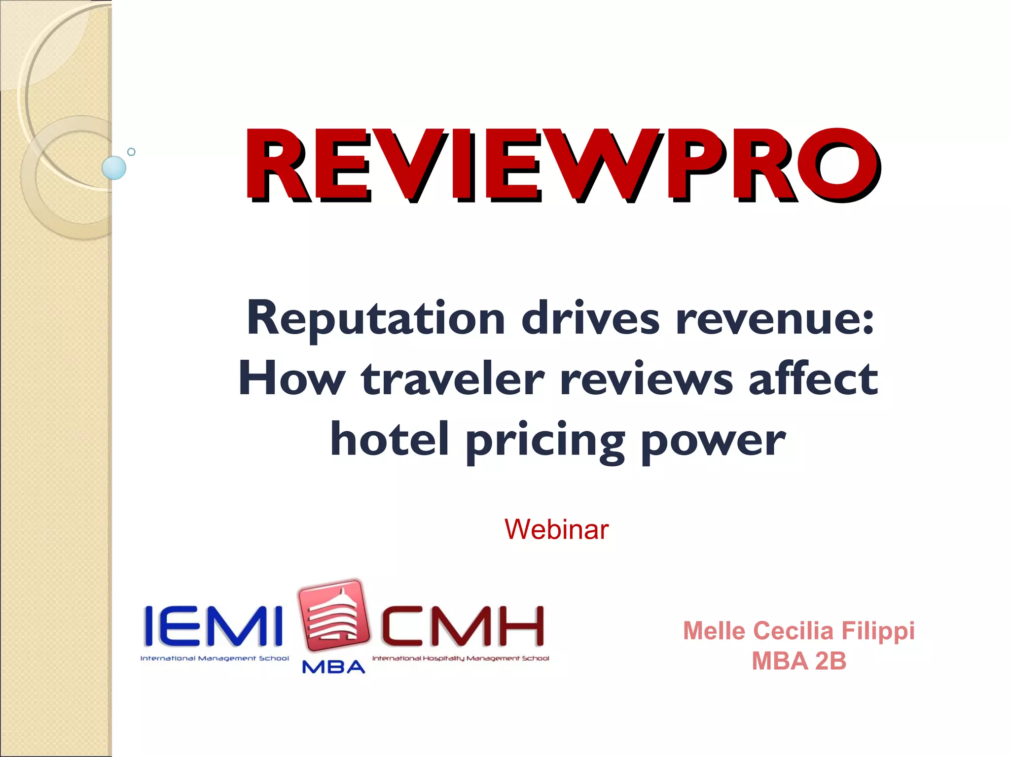 Reputation management | PPT