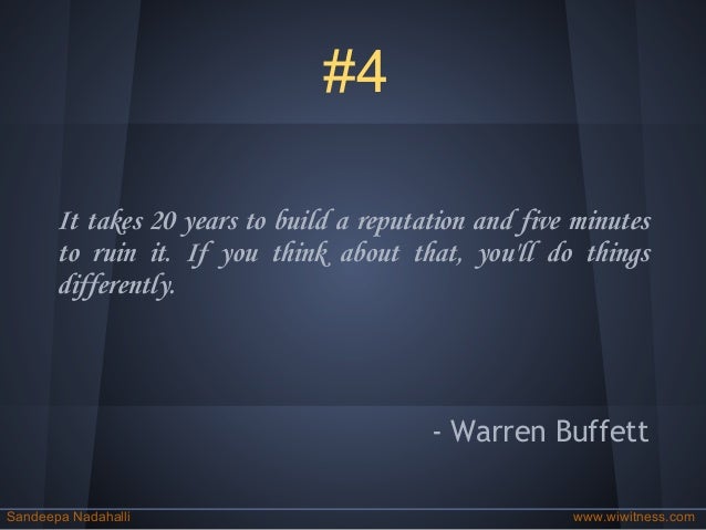 Ruining Reputation Quotes