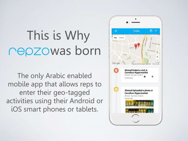 Repzo presentation | PPTX | Smartphones | Consumer Electronics