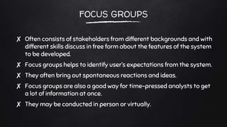 Requirements elicitation techniques | PPT