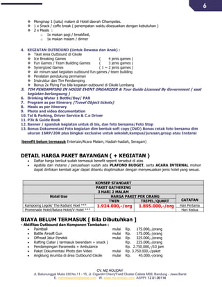 PROPOSAL PENAWARAN - PT. SUMATRA GLOBAL ADVENTURE | PDF